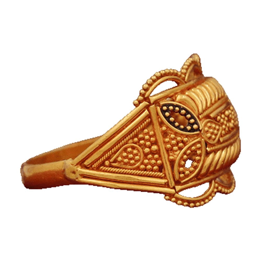 Siddhi Impex Bis 916 Seal Original Gold Butterfly Female Ring Size Us ...
