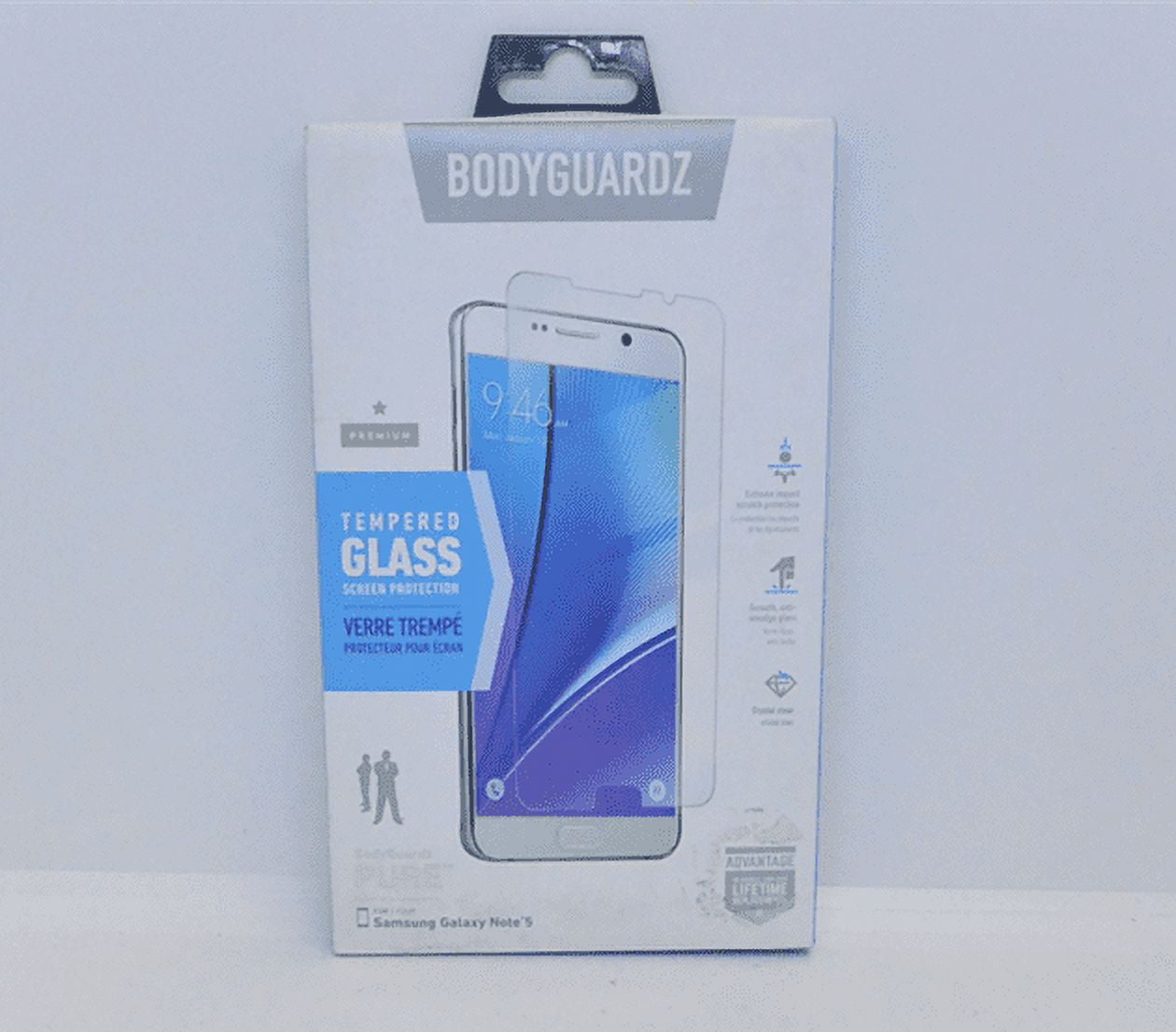 new bodyguardz pure tempered glass screen protection for samsung galaxy ...