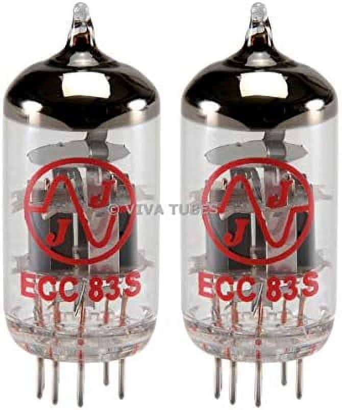 new gain matched pair (2) jj electronics tesla 12ax7 / ecc83-s vacuum ...