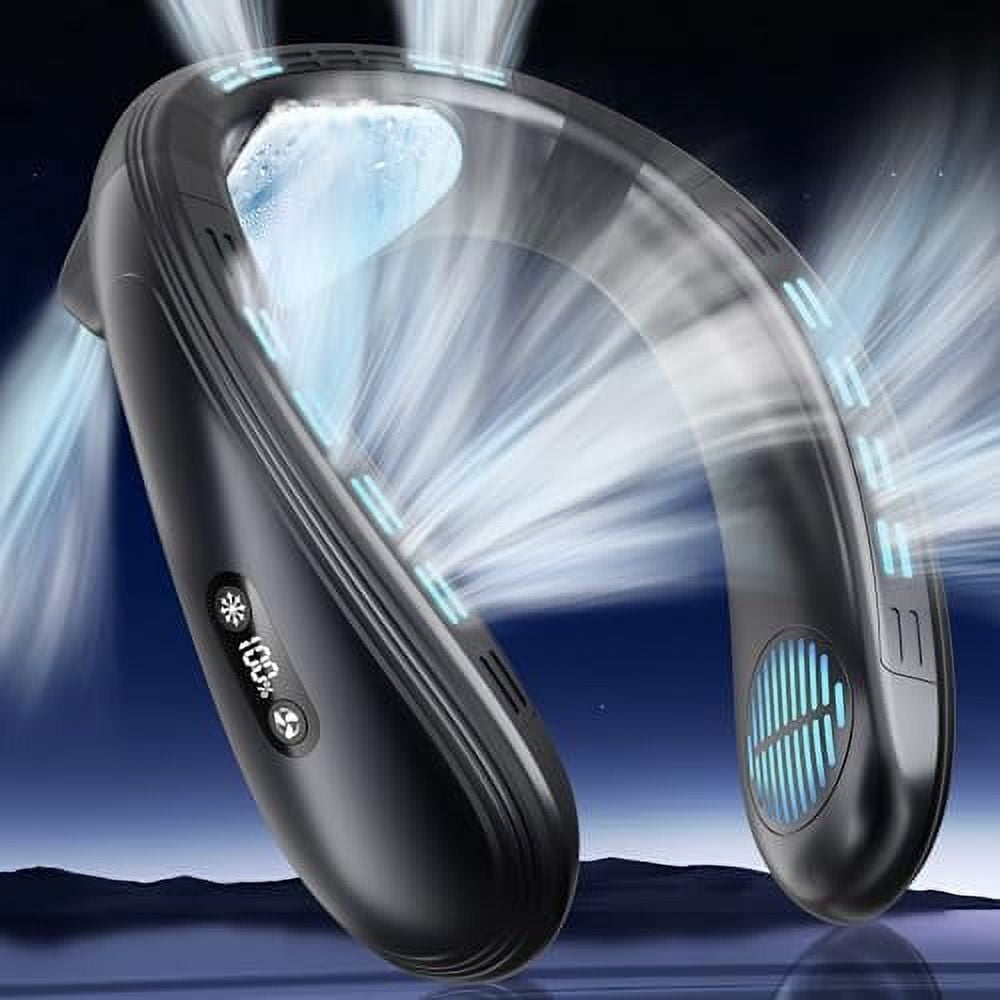 new neck air conditioner portable neck fan rechargeable semiconductor ...