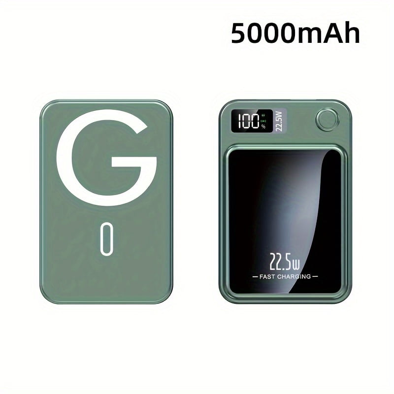 new pattern5000/10000 milliampere magnetic absorption wireless charging ...