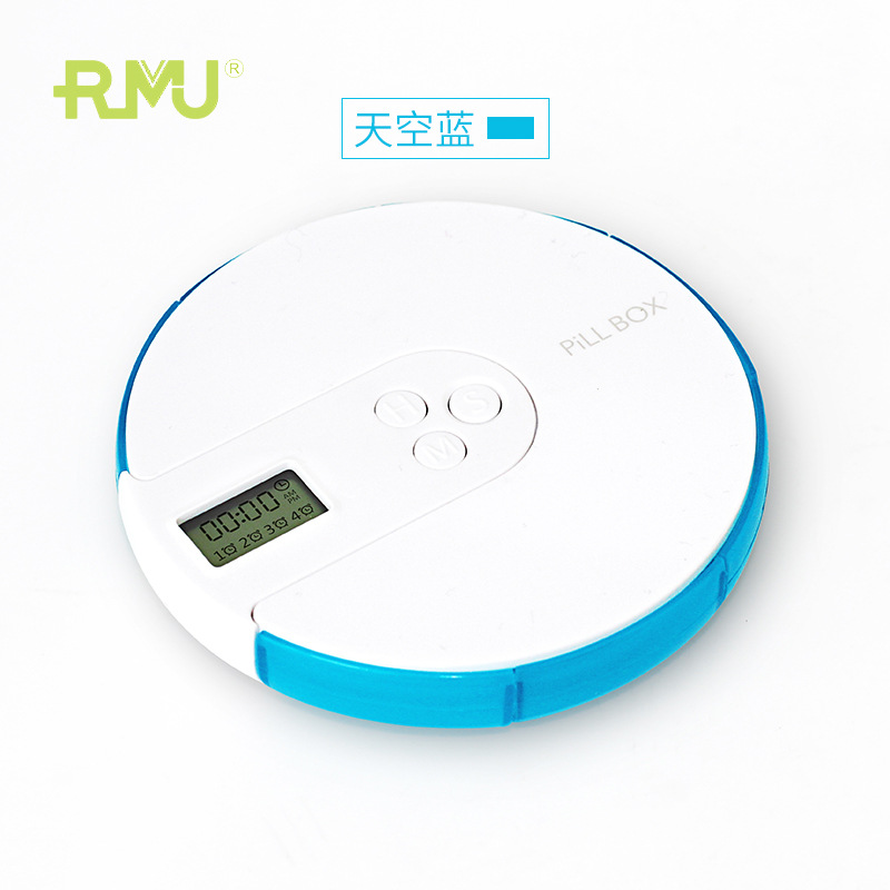 new product 7 rainbow round one week portable timing medicine ...