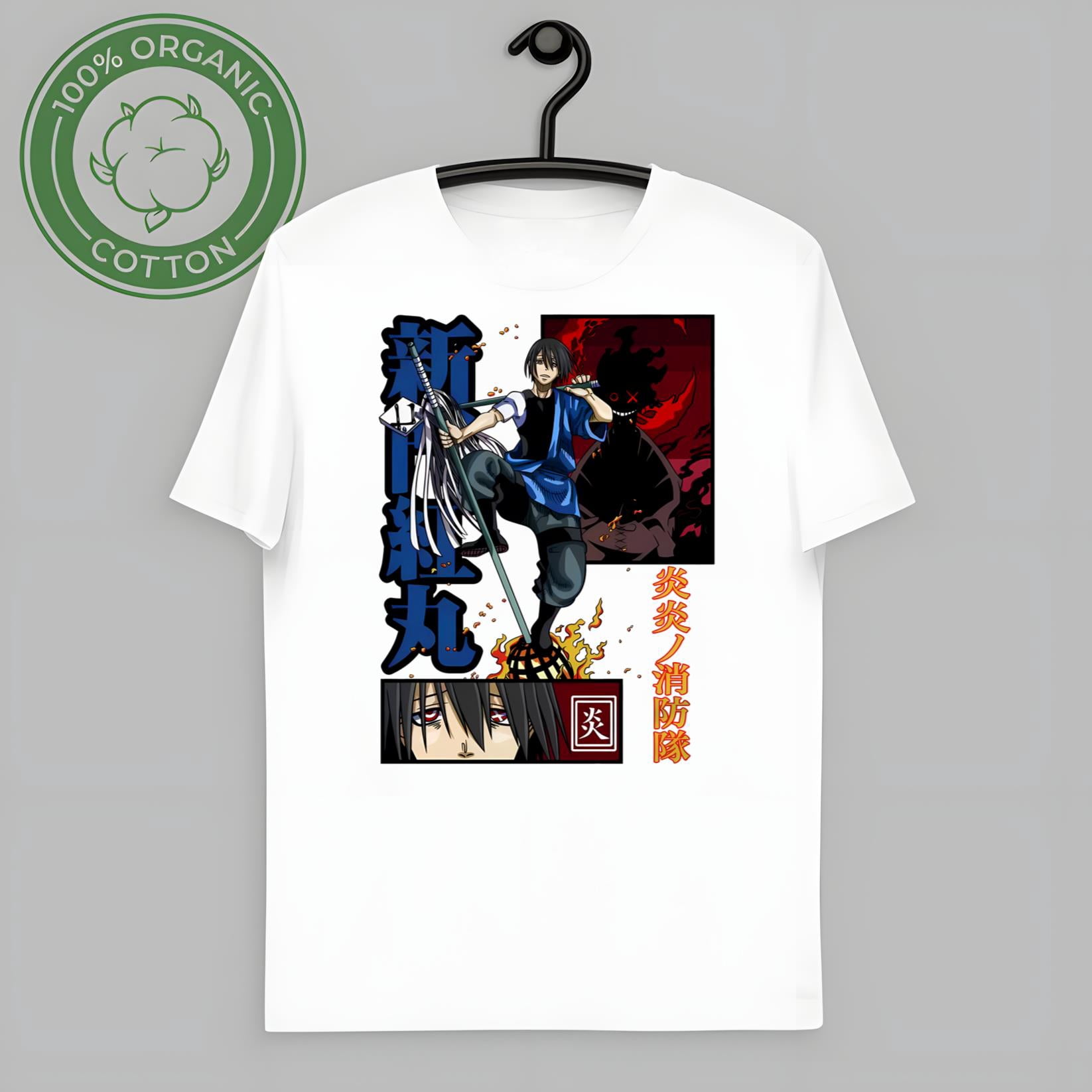 new,top,Benimaru Shinmon Unisex shirt ,Fire Force,Maki,Anime,Shinra ...