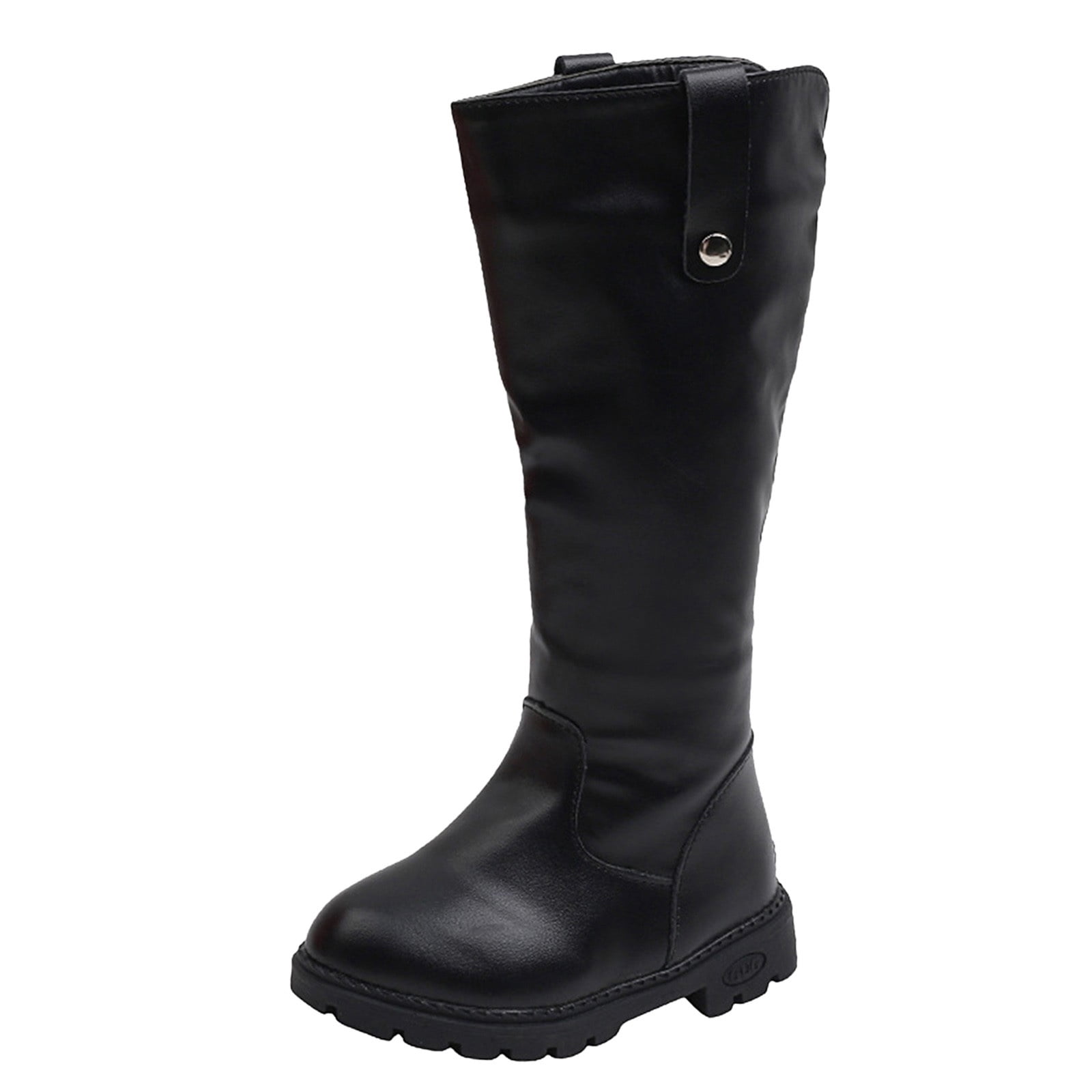 newwalpole Athlefit Girls Knee High Boots Fashion Lug Sole Side Zipper ...