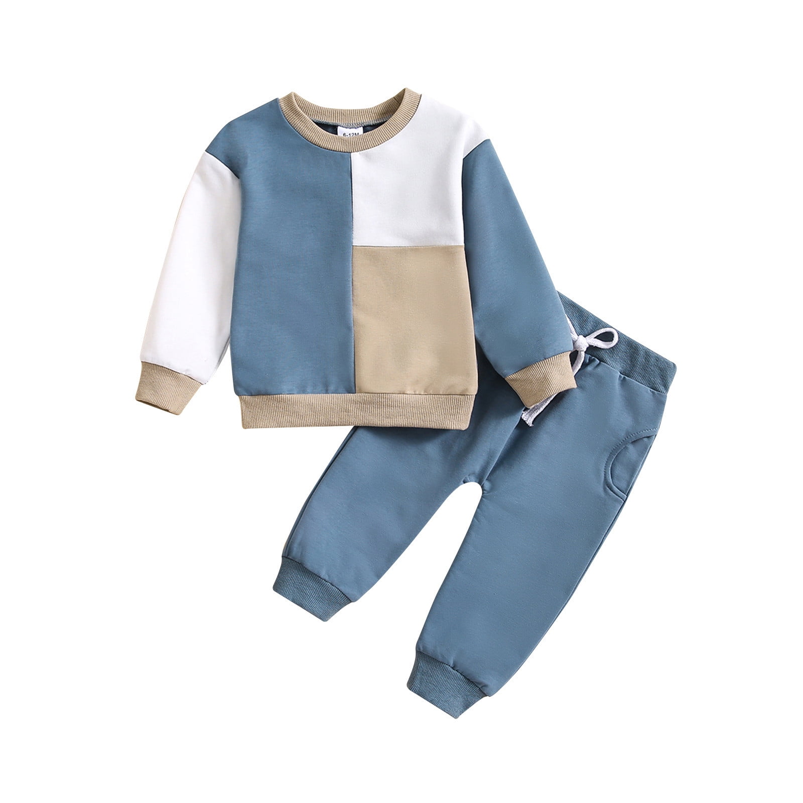 newwalpole Boys Clothes Long Sleeve Color-blocked Sweatshirt Tops and ...