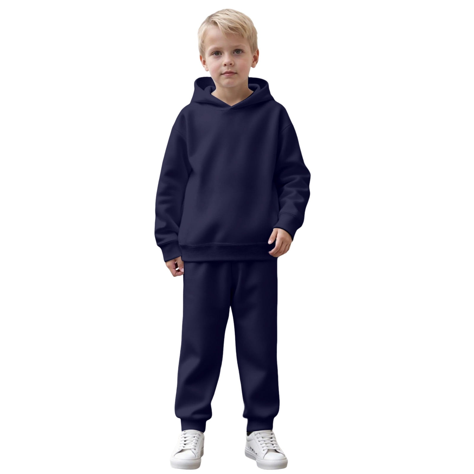newwalpole Boys Sweat Suit Set - 2 Piece Soft Fleece Pullover Hoodies ...