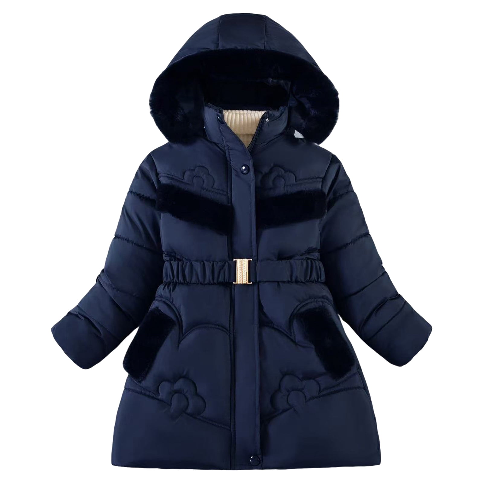 newwalpole Girls' Long Winter Coats Warm Parka Lined Puffer Jacket ...