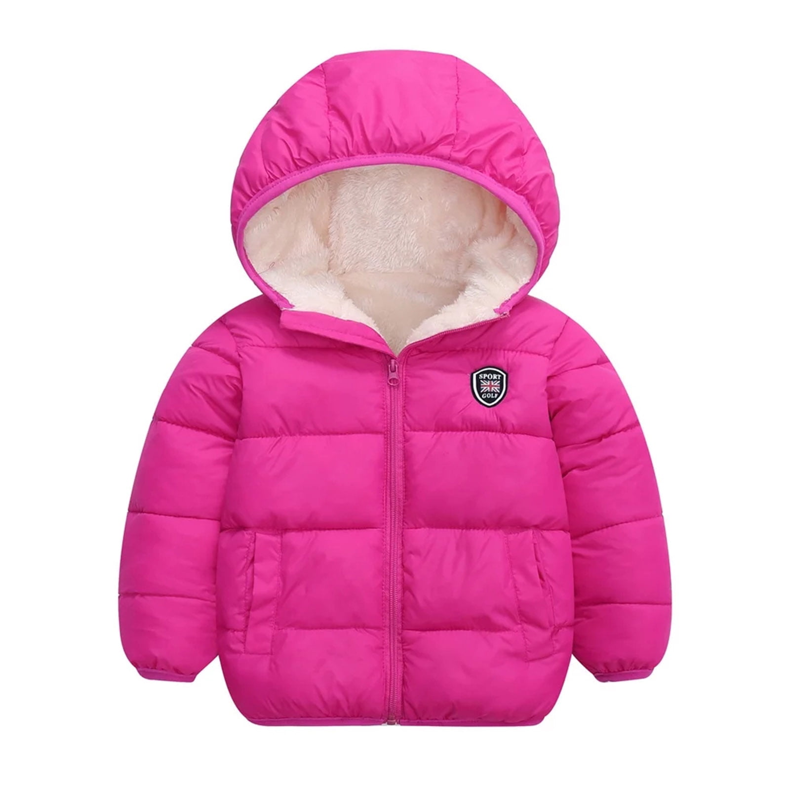 newwalpole Little Girls Boys Winter Jacket Toddler Kids Puffer Fleece ...