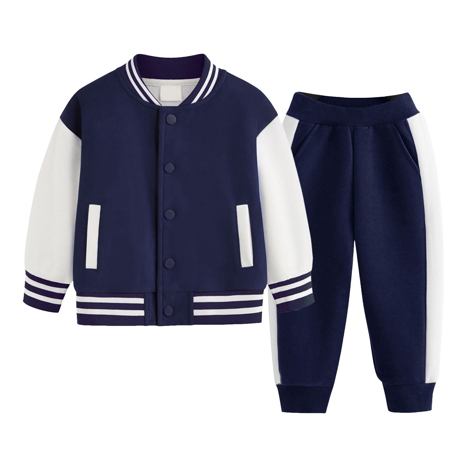 newwalpole Toddler Boy Clothes Set Long Sleeve Prints Tops Pants Kids ...