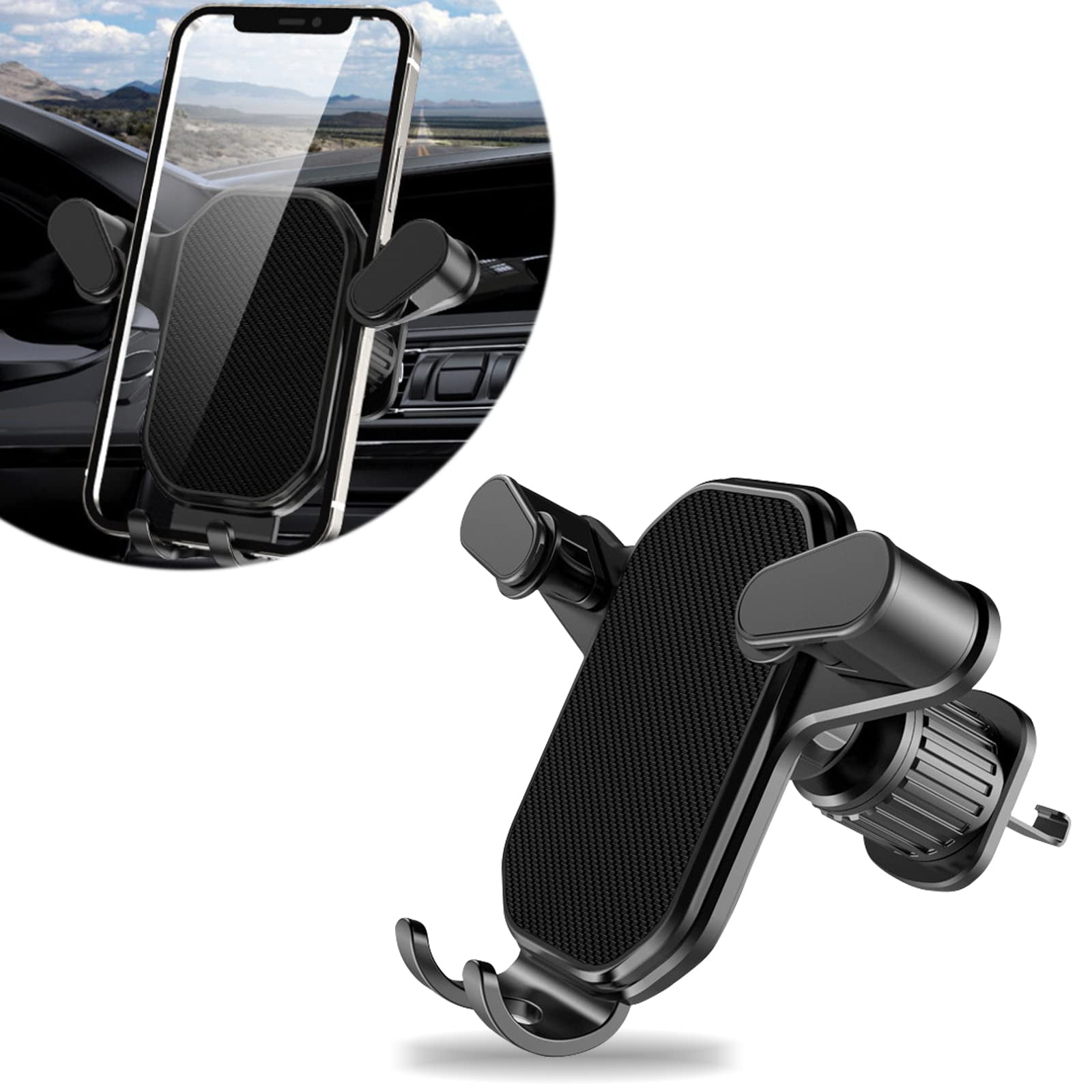 neynavy Pack-1 Car Vent Phone Holder Mount, 360° Firmly Grip Non-Slip ...