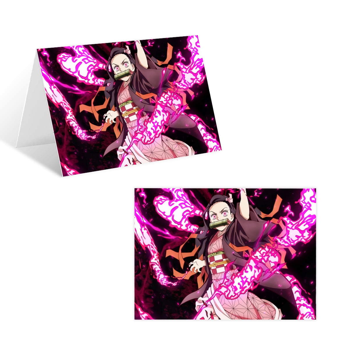 nezuko Cards and Envelopes Greeting Cards with Envelopes Blank Note ...