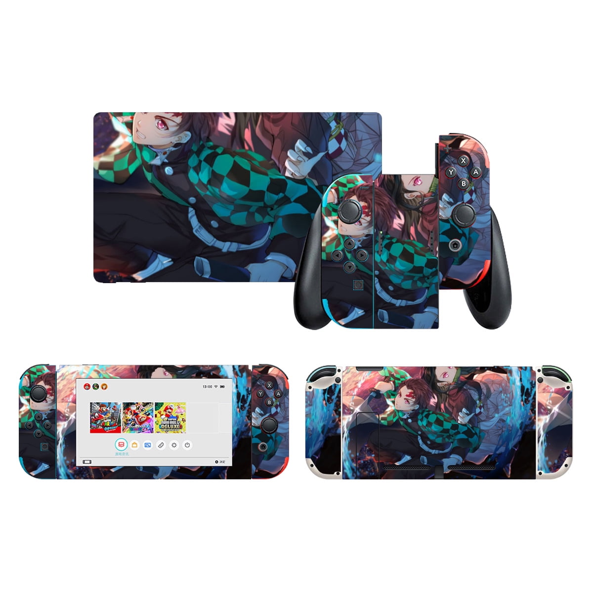 nezuko Game Switch Skin - Anime Cartoon Game Sticker, No Bubble ...
