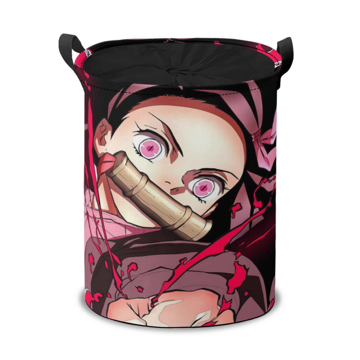 nezuko Laundry Basket with Handle Cartoon Animal Laundry Basket Toy ...