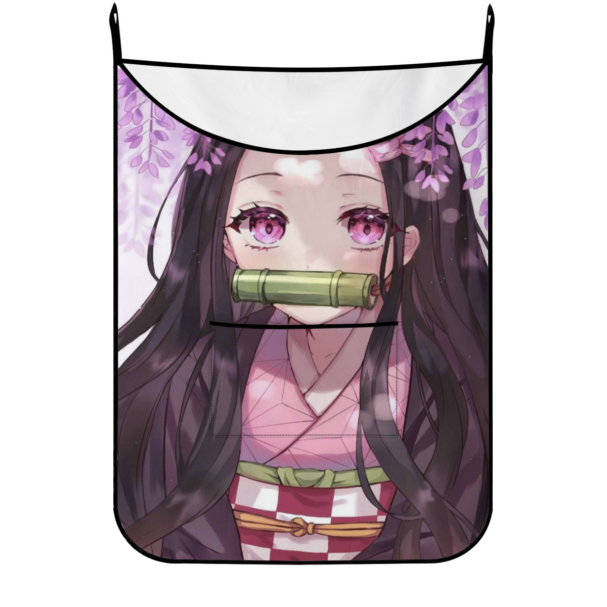 nezuko Laundry Basket with Handle Cartoon Animal Laundry Basket Toy ...