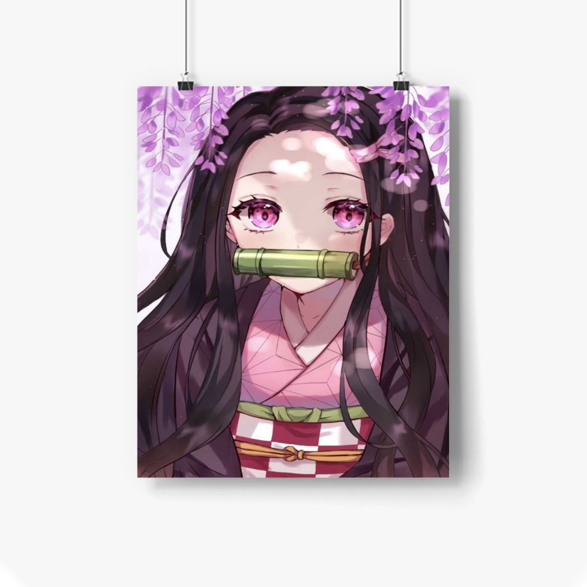 nezuko Poster Holiday Bedroom Decor Prints Living Room Office Decor ...