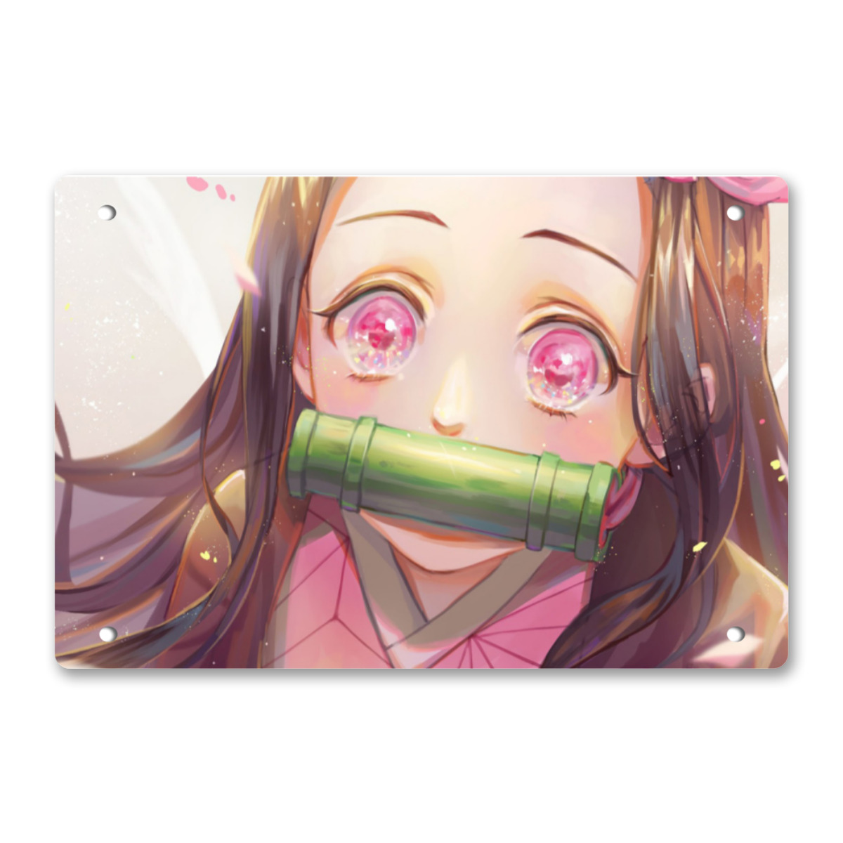 nezuko Wall Sign - Cartoon Aluminum Poster 12 X 8 Inch Home Bar Wall ...