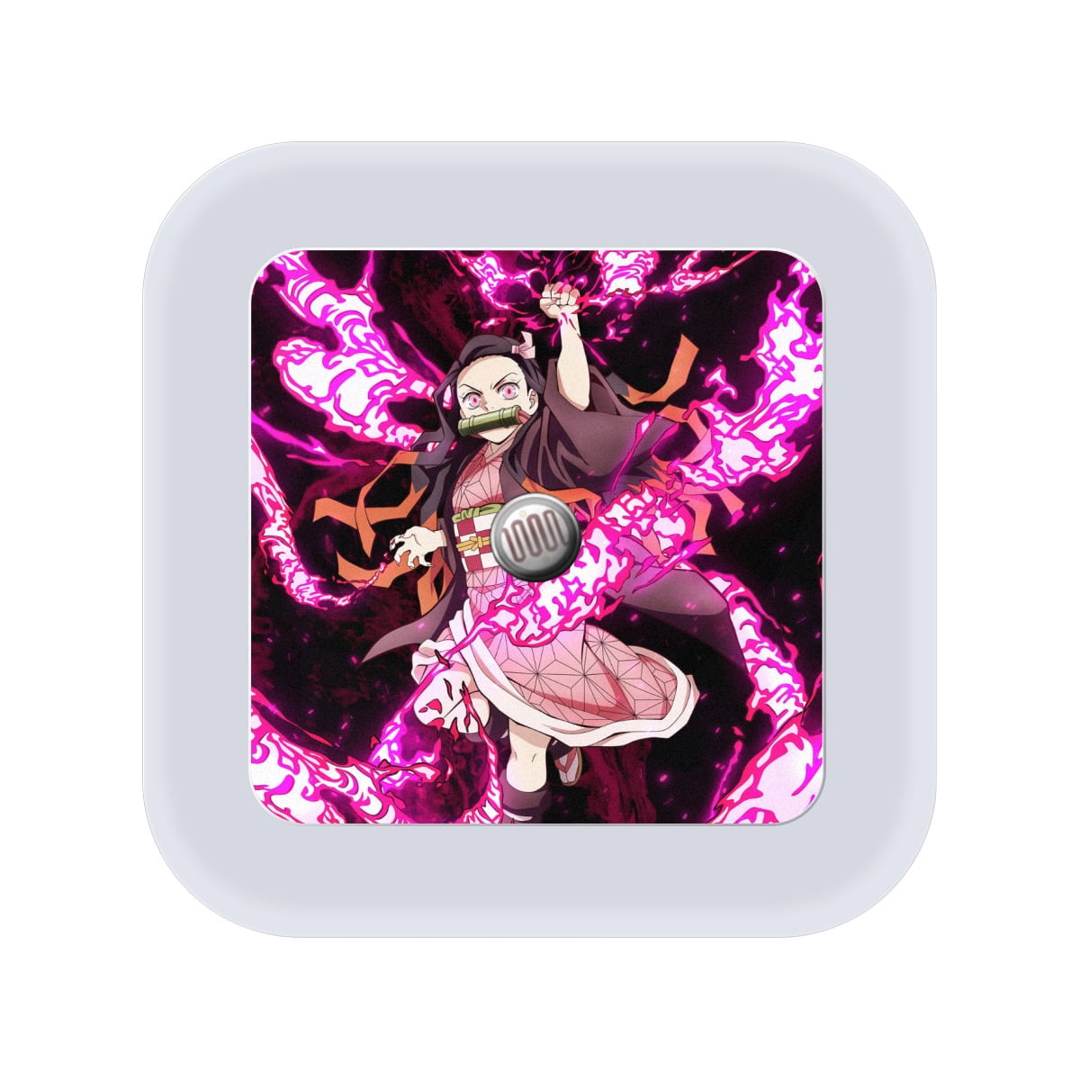 nezuko night light plug-in dimmable LED night light with automatic dusk ...