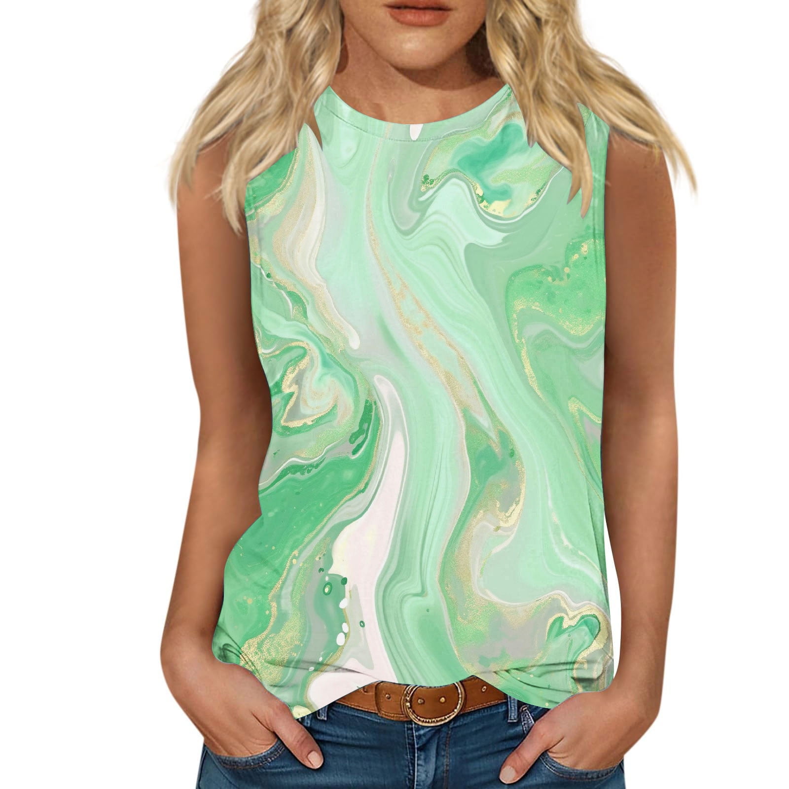Nhapmj Everyday Tank Tops For Women Womans Summer Tops Vacation