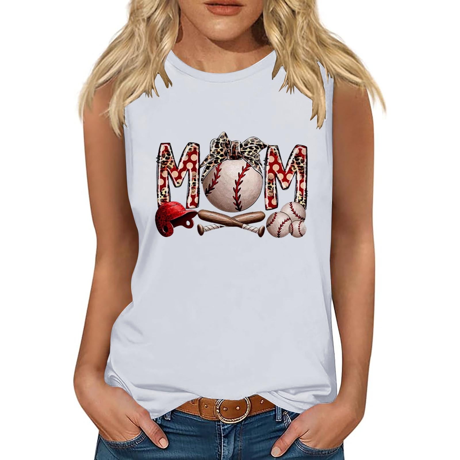 Nhapmj Knits Clothing Womens Tanks Loose White Tank Top Woman Womens