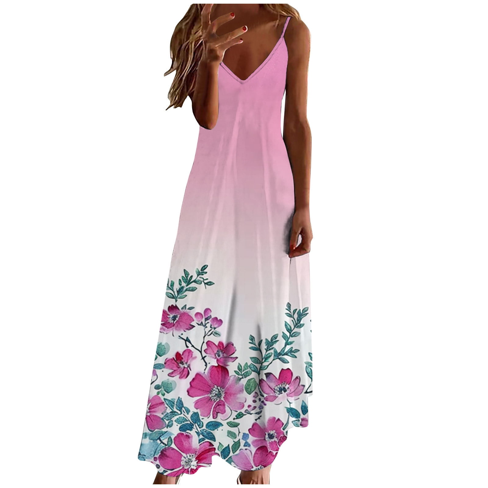 nhApmj Maxi Dresses for Women 2024 Casual Black Midi Dress formal Maxi ...