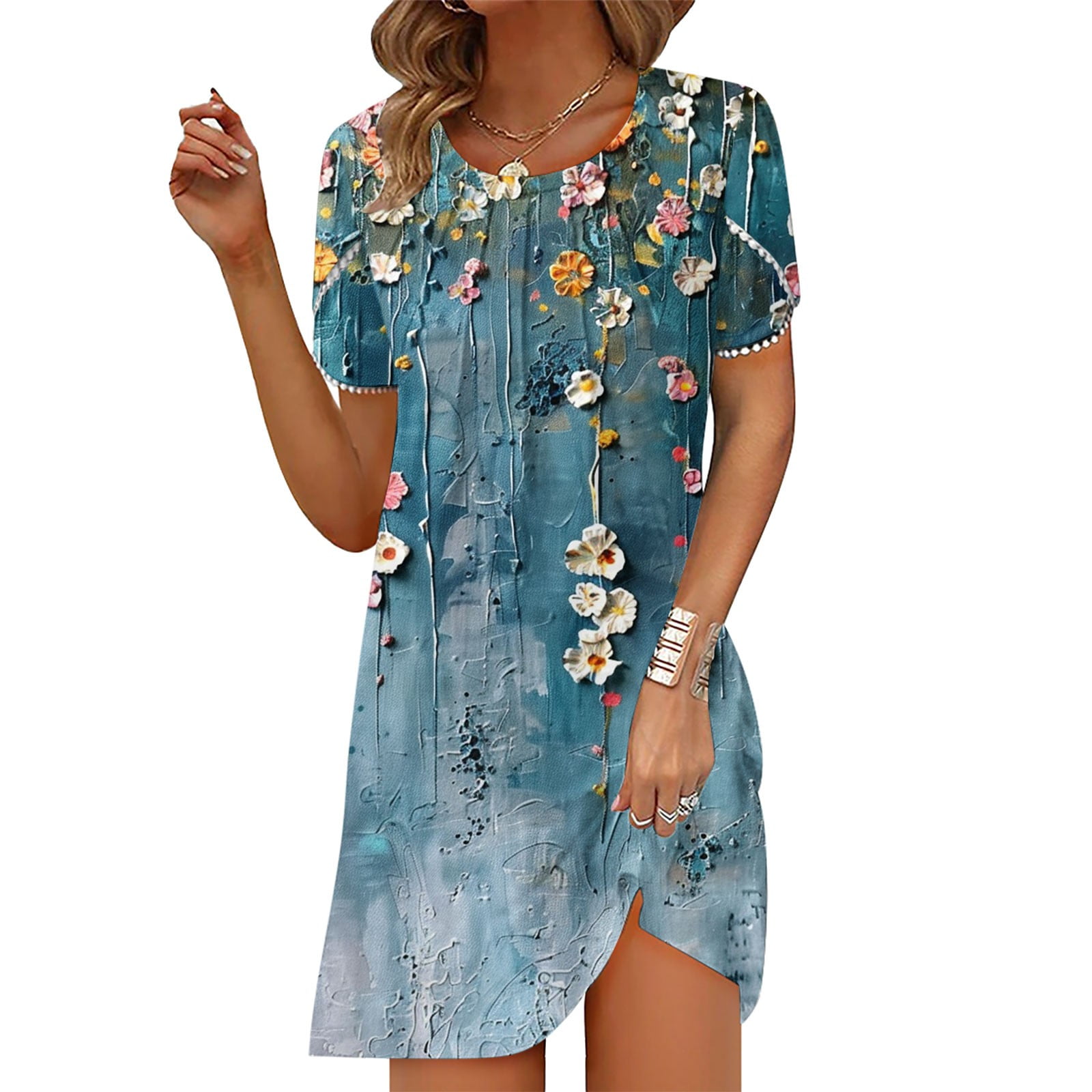 nhApmj Teacher Outfits for Women Spring Casual Dresses for Teens Women ...