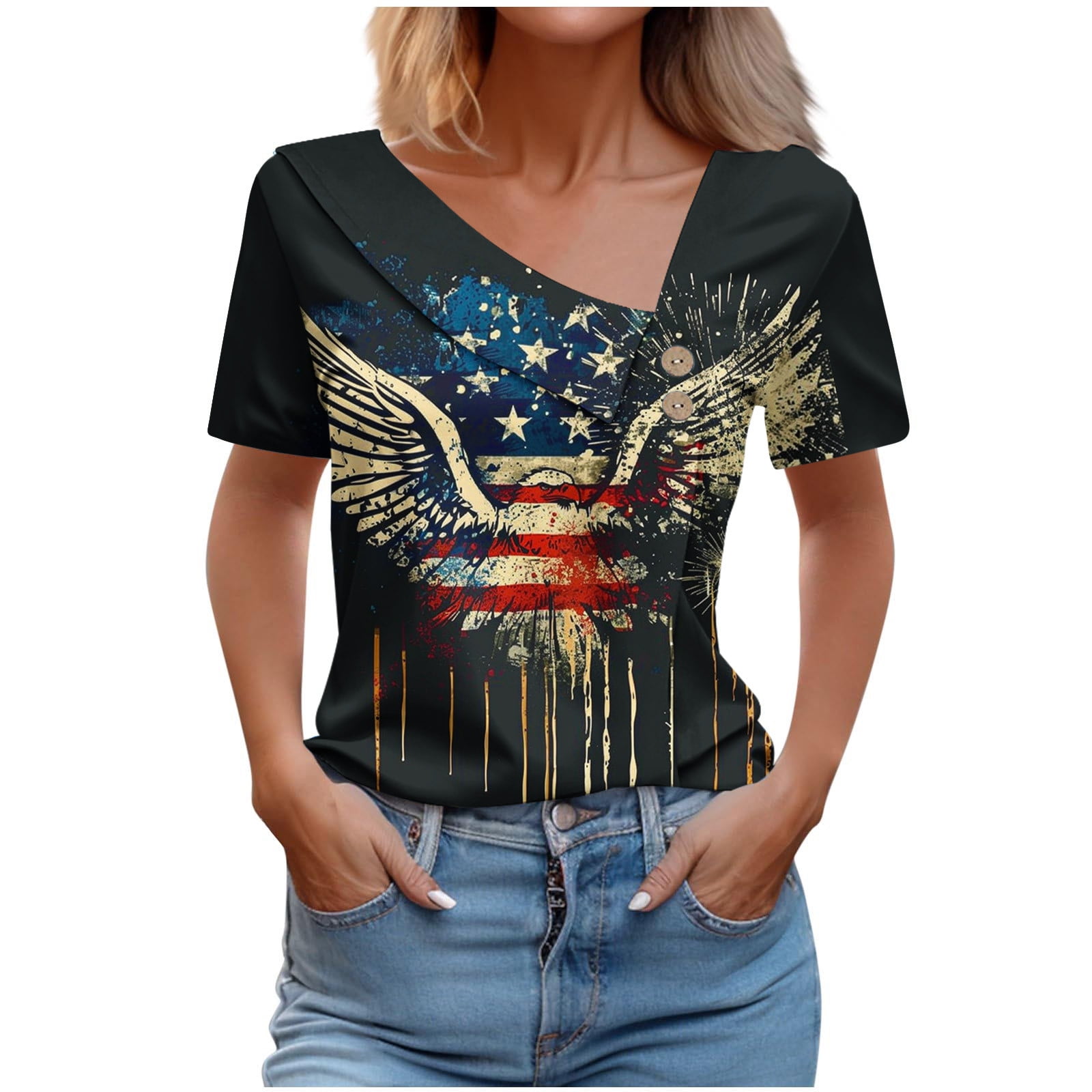 nhApmj Womens White Tops Casual Oversized Tee Basic Tshirts Shirts for ...