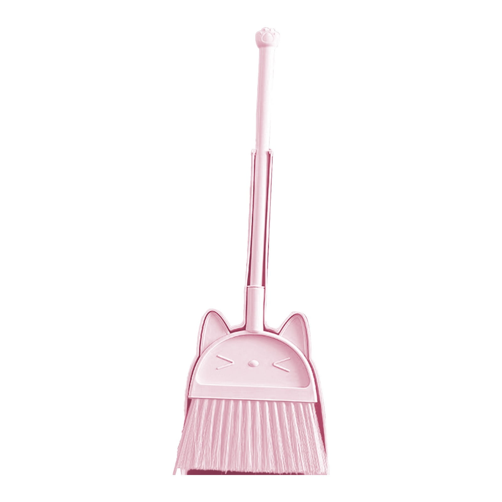 niñas Broom and Dustpan Set,Stainless Steel Handle with PVC Safety ...