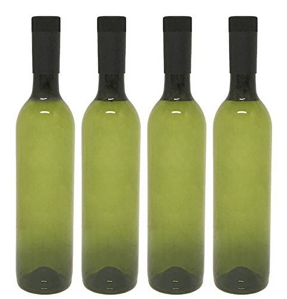 nicebottles Plastic Wine Bottles & Screw Caps, Green, 750ml - Pack of 4 - Walmart.com