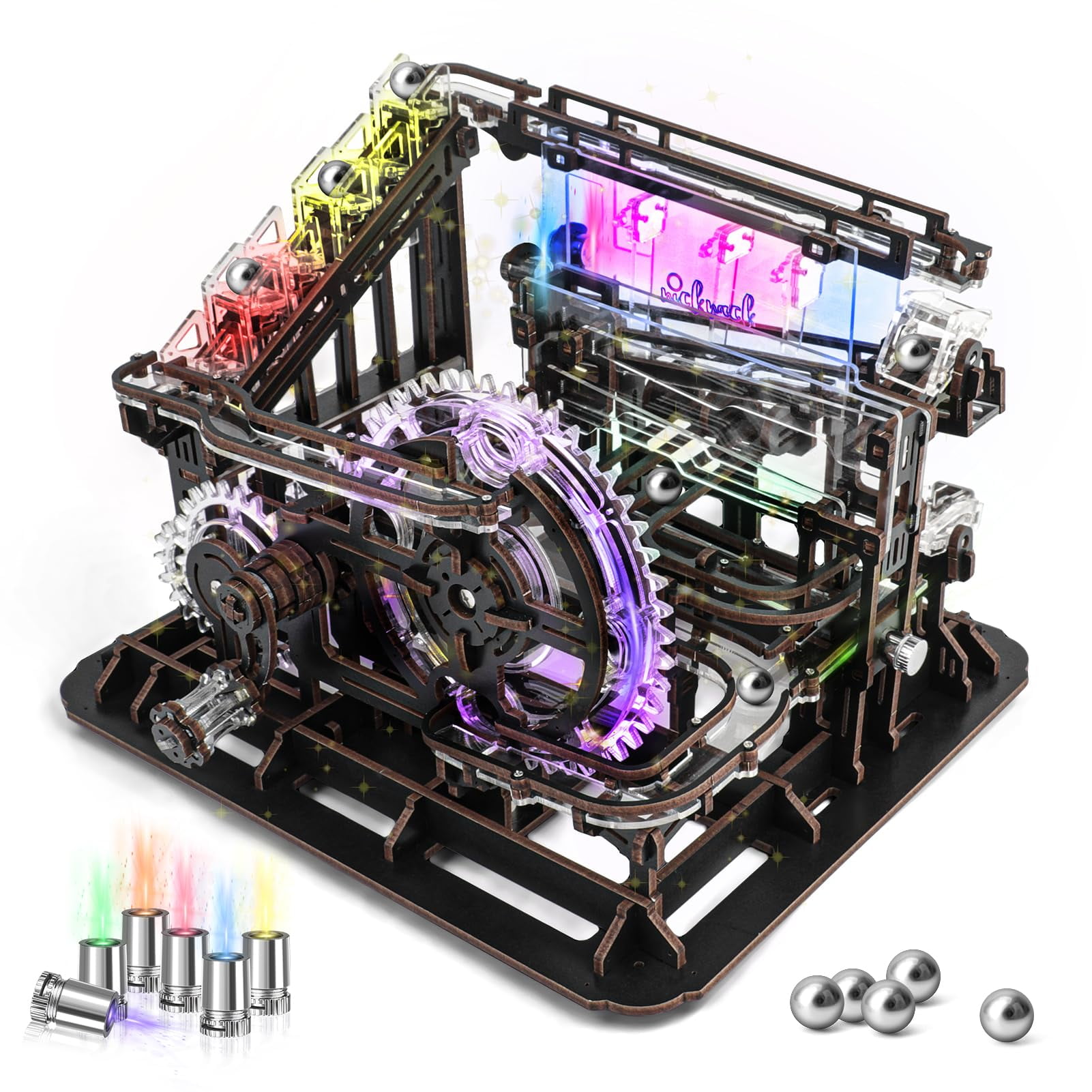 nicknack 3D Wooden Puzzle DHF10 Model Building Kits Marble Run Toy Wood ...