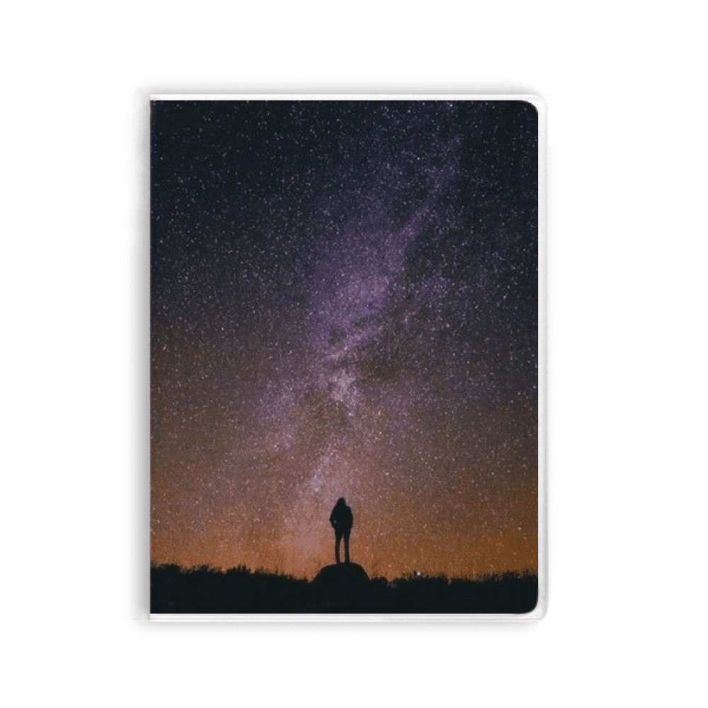 night stars milky way outline notebook gum cover diary soft cover ...