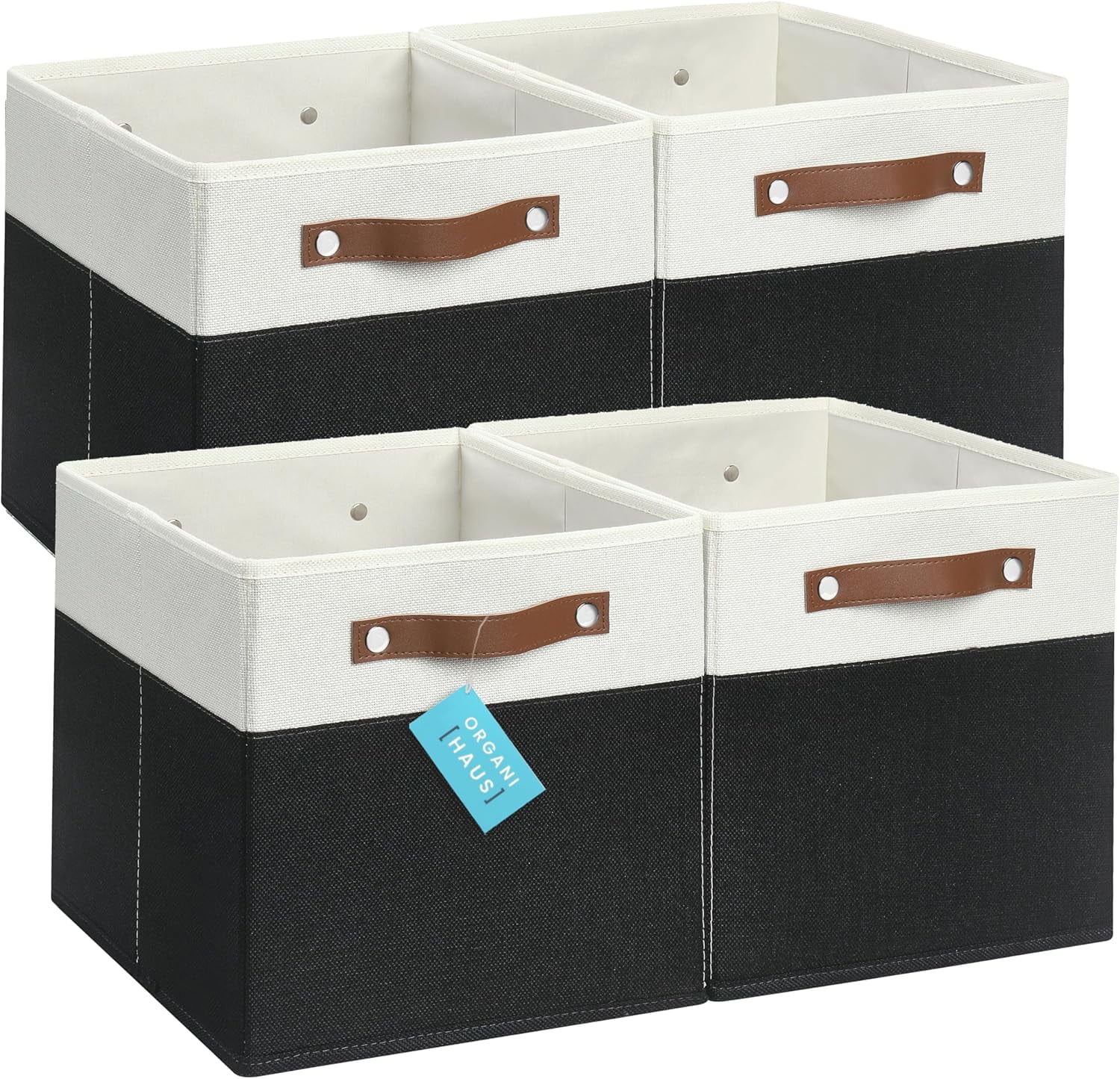 VFDTBUHN 11x11 Fabric Cubes Storage Bins Foldable Collapsible Fabric ...