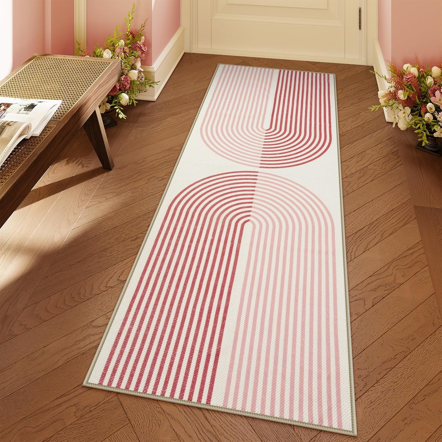 njighty Rainbow Kitchen Carpet Long Bathroom Rug Runners 2x8 ...