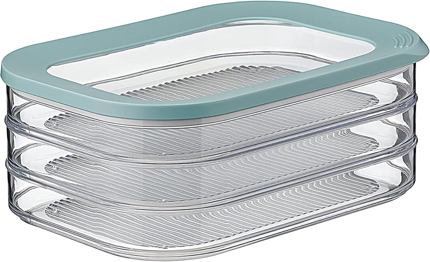 njizgyd Modula Rounded Food Storage Box with Lid | Ideal for Cold Cuts ...