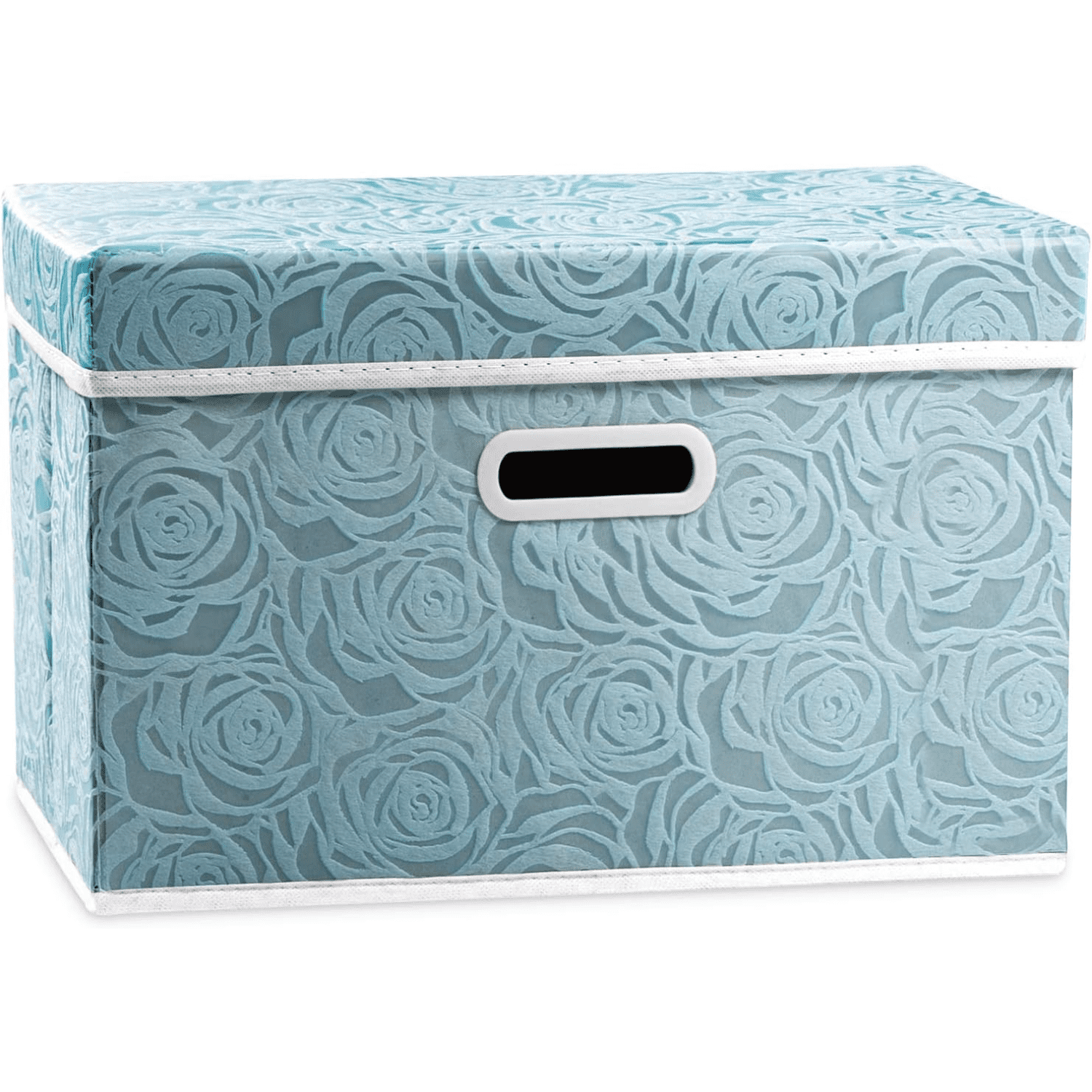 nltwyib Collapsible Storage Boxes with Lids Fabric Decorative Storage ...