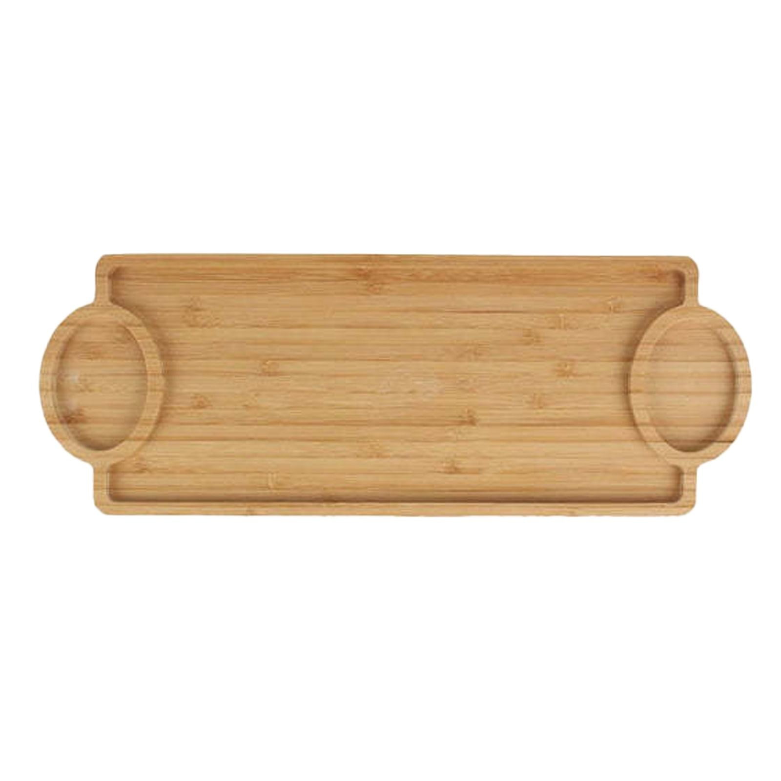 nmells Baking Dish Food Tray Snack Tray Wooden Cooked Plate And Food ...
