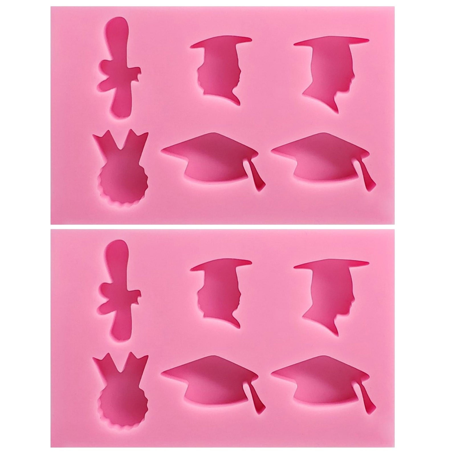 nmells Clearance Graduation Bachelor Cap Diploma Medal DIY Cake Mold ...