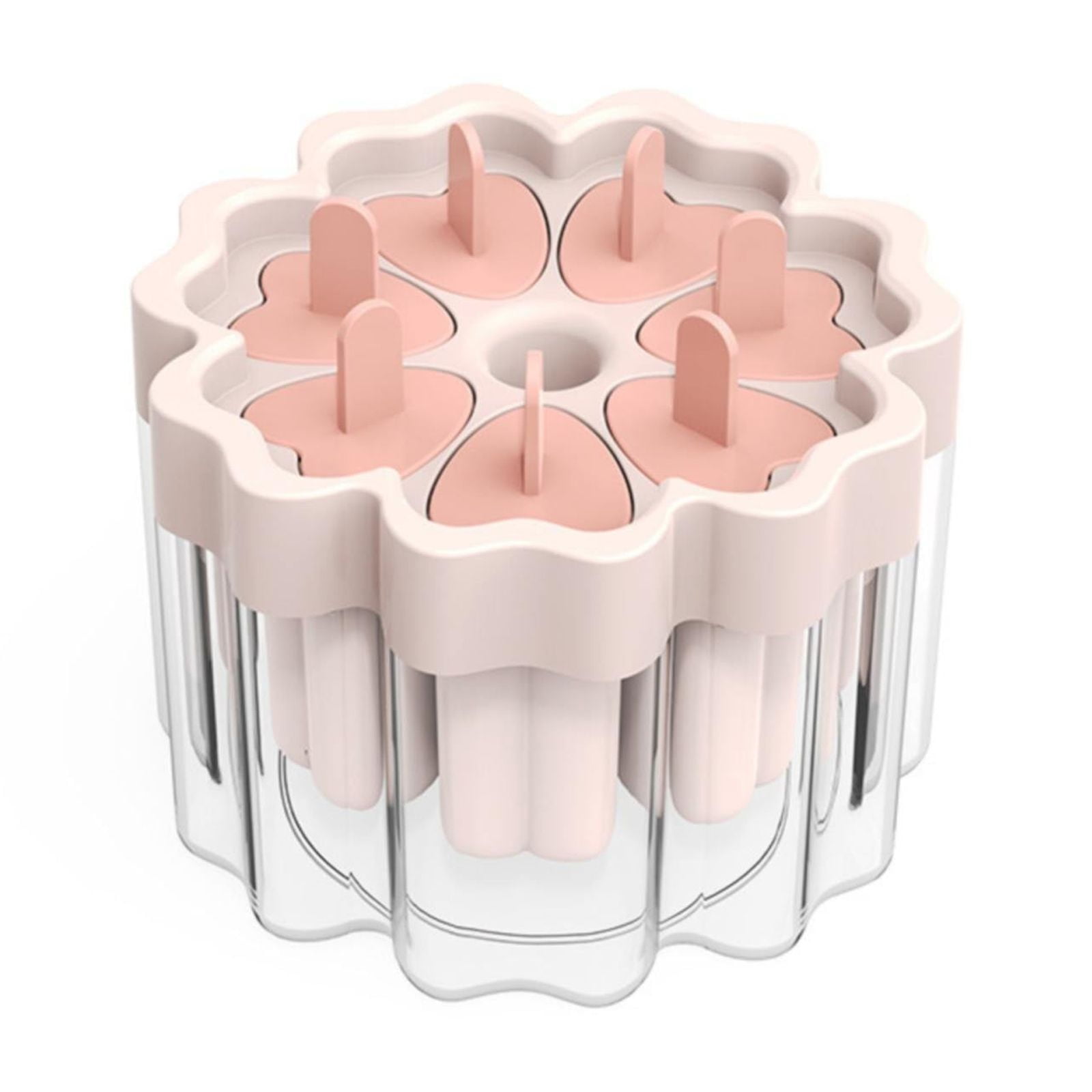 nmells Clearance Heart Ice 6 Silicone Easy Release Maker Ice Homemade ...