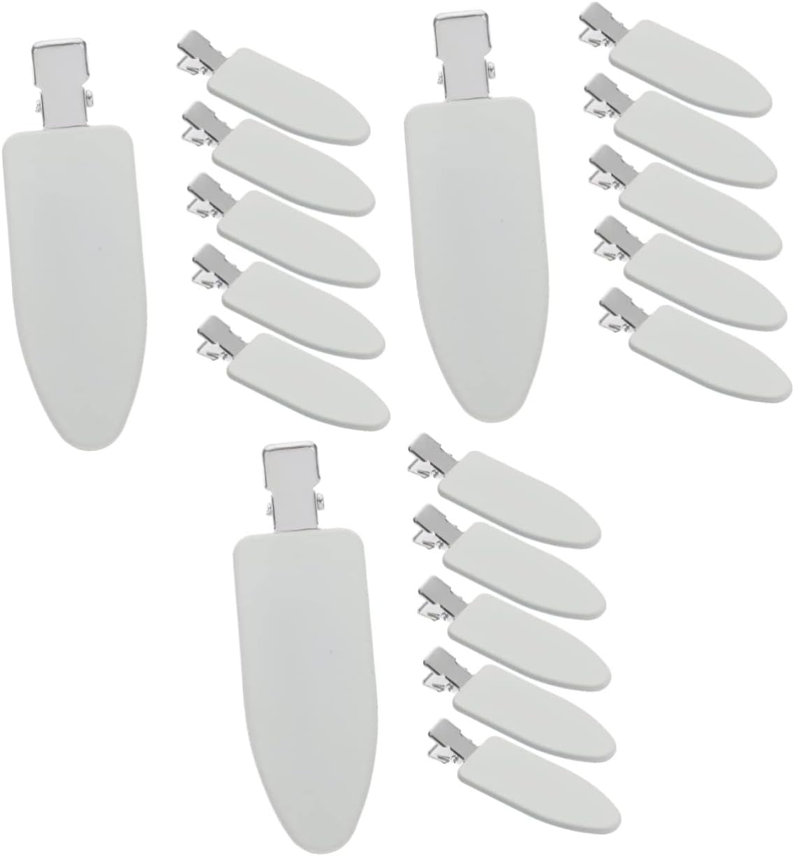 no Bend Hair Clips 18 Pcs No Trace Duckbill Clip Girl No Trace Metal No ...