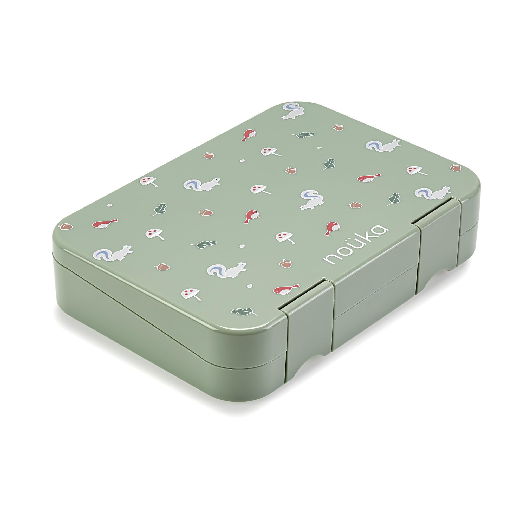 noüka Design Bento Lunch Box | Easy to Open Latches | 6 Spill Proof ...