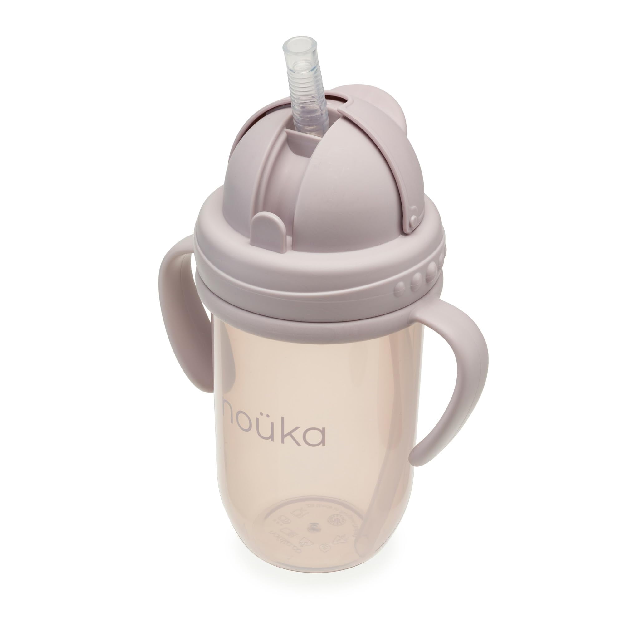 noüka Straight Straw Cup with Click Top Lid | Leak Proof and Easy Grip ...