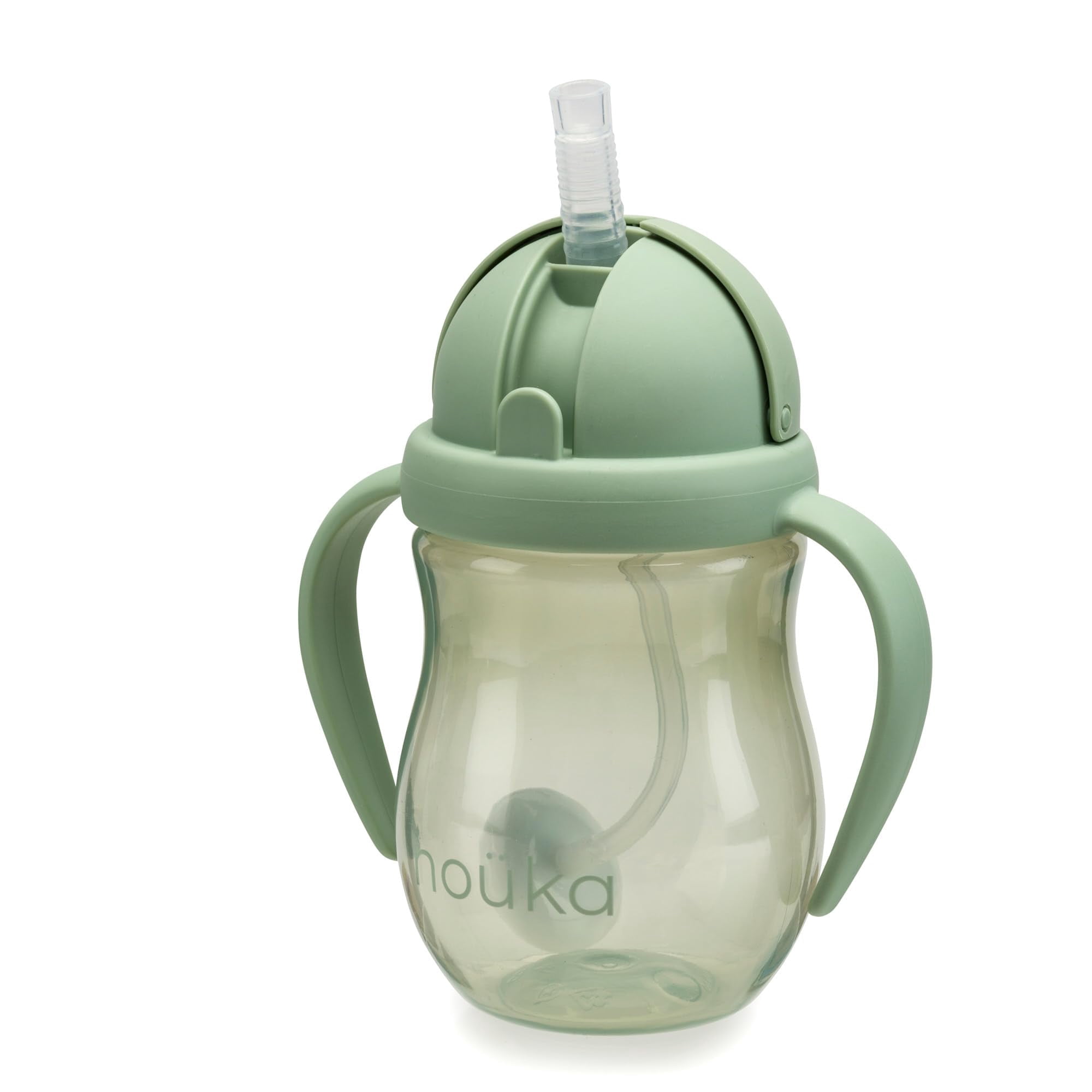 noüka Weighted Straw Cup with Click Top Lid | Leak Proof and Easy Grip ...