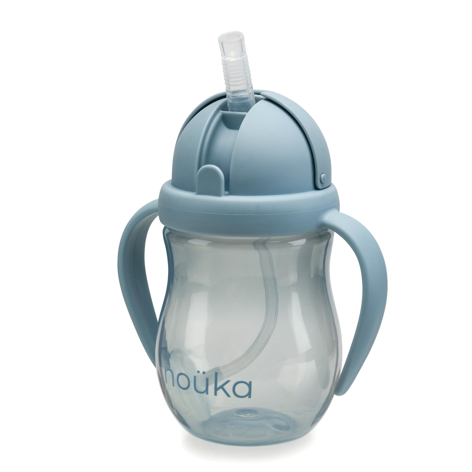 noüka Weighted Straw Cup with Click Top Lid | Leak Proof and Easy Grip ...