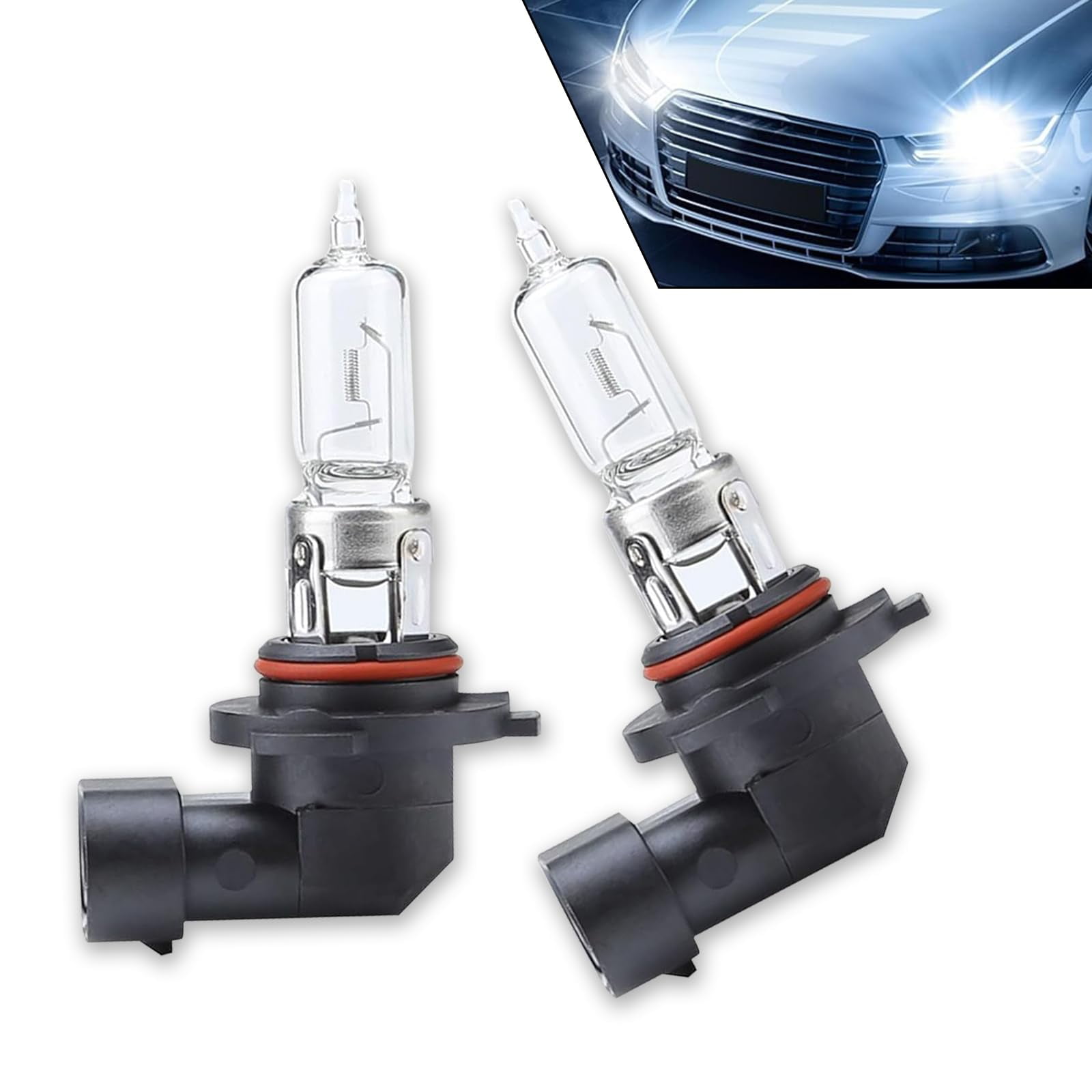 nodteem Pack-2 Car 9005 MMF7 Front Lighting Bulb, 12V All-in-one Plug ...