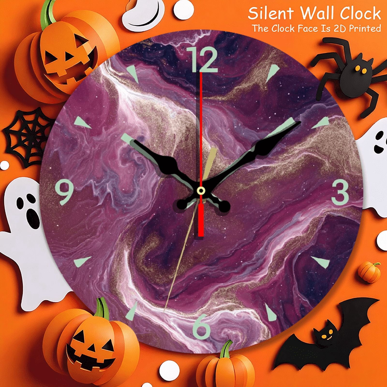 none A 2D Flat Clock Featuring a Flowing Cloud Texture Design, This ...