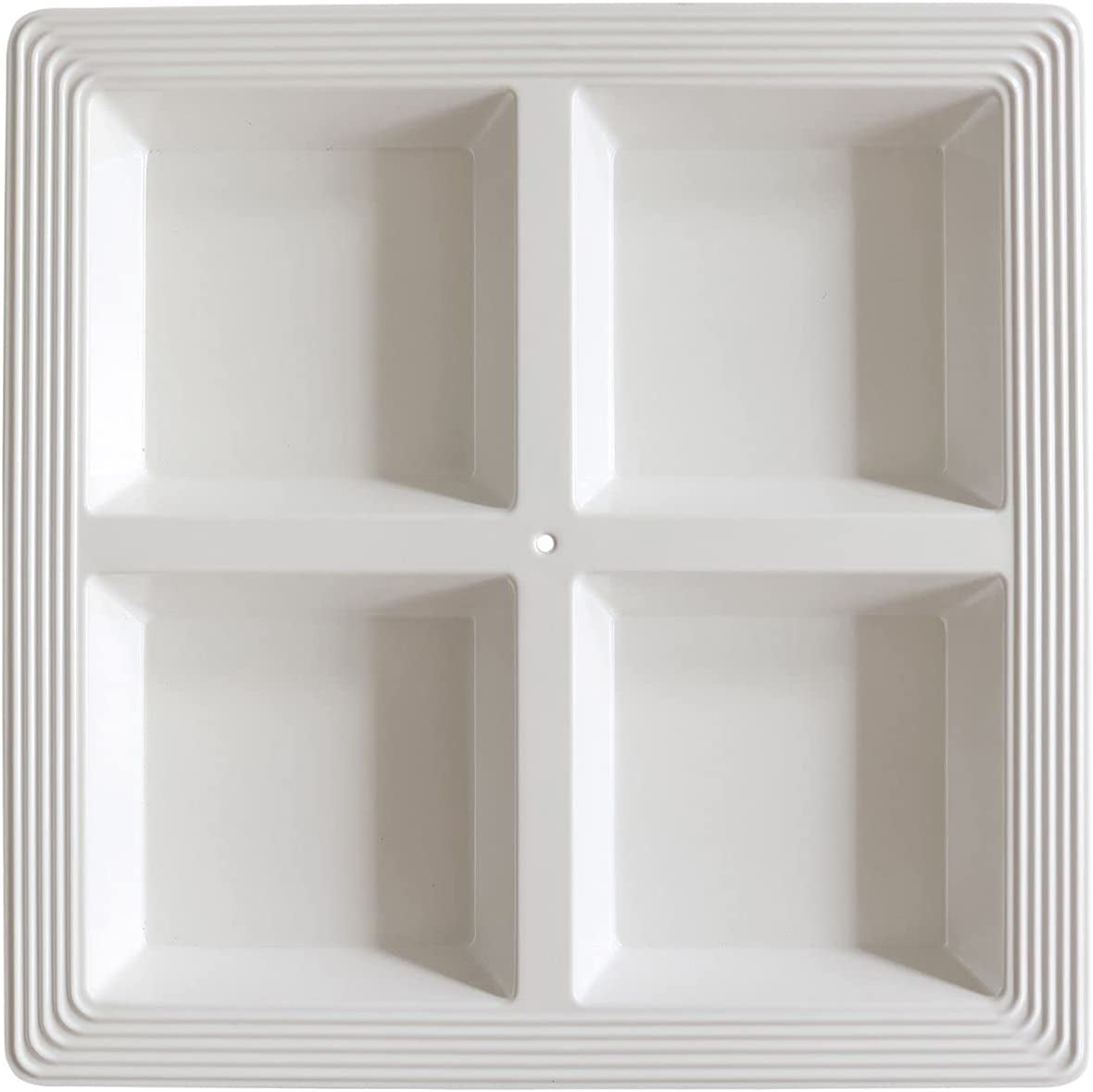 nora fleming Melamine Serving Platter - Large Square Sectional Tray for ...