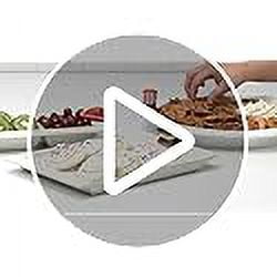 nora fleming Stoneware Serving Garnish Dish - Condiment Tray for Entertaining - Perfect for Dips ...