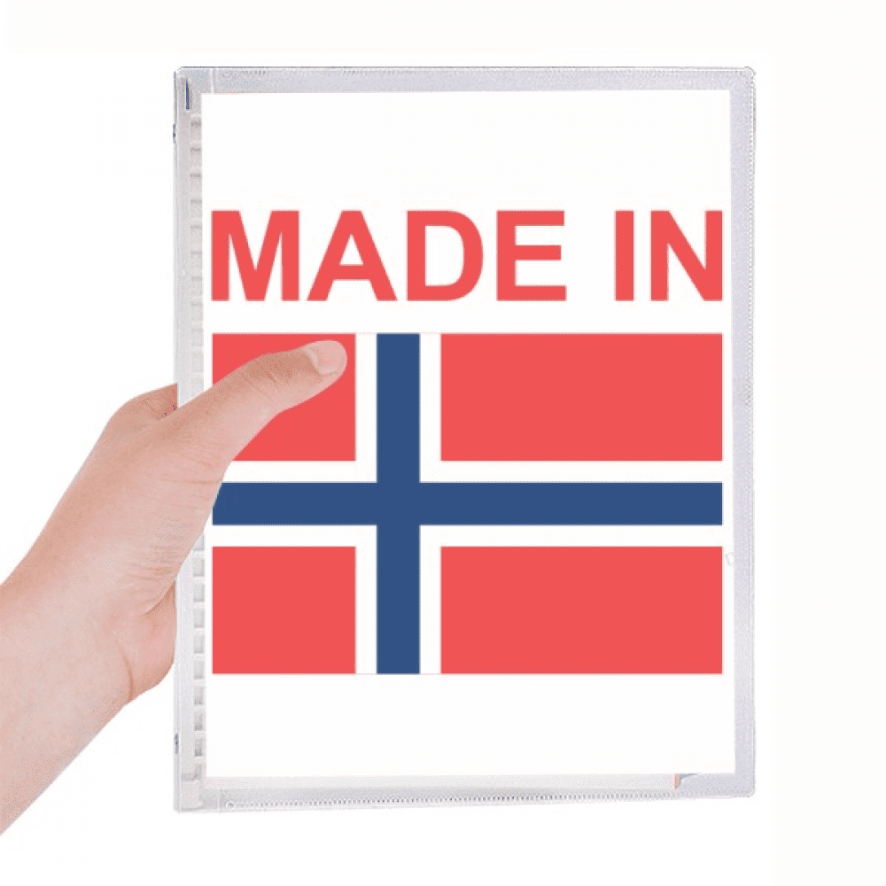 norway country love notebook loose diary refillable journal statiry ...