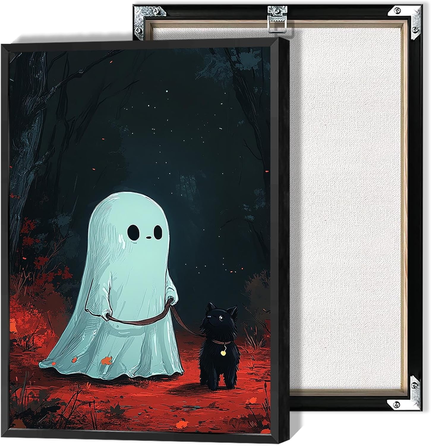 noskisy Retro Cute Fantasy Ghost Posters Funny Gothic Dark Academia ...