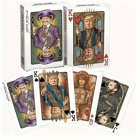 The novel Trump Family themed playing cards, standard Adult Party ...