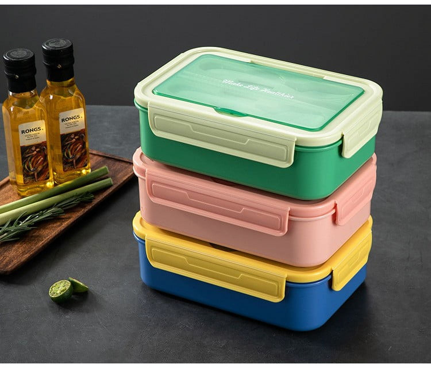 npkgvia Clearance!Lunch Box,Food Storage Containers,Lunch Box for Adult ...